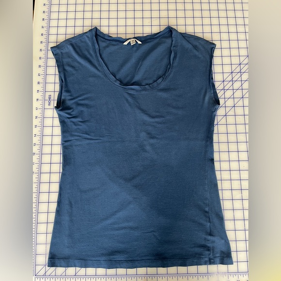 CAbi | Tops | Cabi Deep Blue Muscle Tee | Poshmark